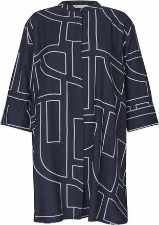 Masai Femme, Robes, Bleu, Taille: 44 FR Robe Chemise