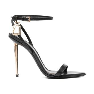 Tom Ford Padlock Naked Sandalen - - Shoes - Damen - Schwarzk - 39 EU