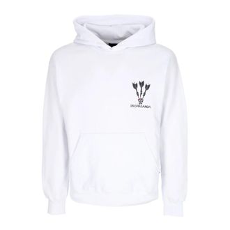 PROPAGANDA Wei&szlig;e leichte Kapuzenpullover mit Kordelzug - - Sweatshirts & Hoodies - Herren - Wei&szlig; - XS