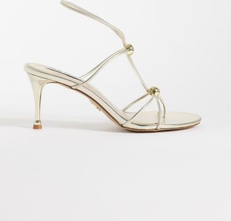 Steve Madden Ramos - Sandales &agrave; talon avec ornements dor&eacute;s - Dor&eacute;