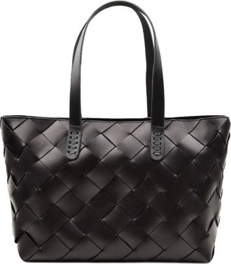 Dragon Diffusion Femme, Sacs, Noir, Taille: ONE Size Élégant Sac Croisé Tissé Noir