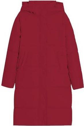 Generic Manteau Femme Chaud Vêtements Femme Grande Taille Hooded Down Cotton Coat Female Autumn And Winter New Large Size Loose In The Long Versatile Cotton C