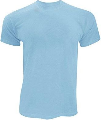 Fruit Of The Loom Screen Stars - T-Shirt &agrave; Manches Courtes - Homme (L) (Bleu Ciel)