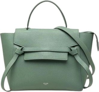 Celine Sac banane Pre-owned - Femme - Pre-owned - Vert - Taille: ONE Size