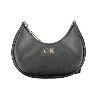Calvin Klein Femme, Sacs, Noir, Taille: ONE Size &Eacute;l&eacute;gant Sac Bandouli&egrave;re &agrave; Cha&icirc;ne