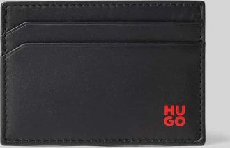 HUGO BOSS Kartenetui aus echtem Rindsleder