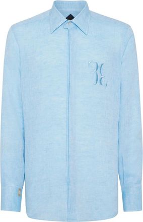 Billionaire Boys Club Chemise LS Silver Cut - Homme - Chemises - Bleu - Taille: XS