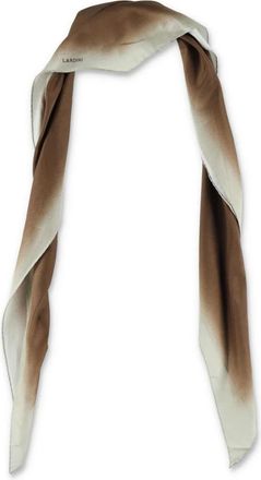 Lardini Homme, Accessoires, Brun, Taille: ONE Size &Eacute;charpe en Coton et Soie