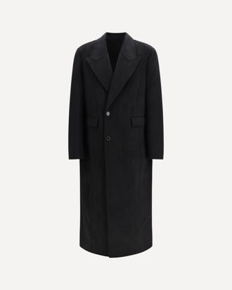 S&eacute;fr Long wool and cashmere Coat Male S