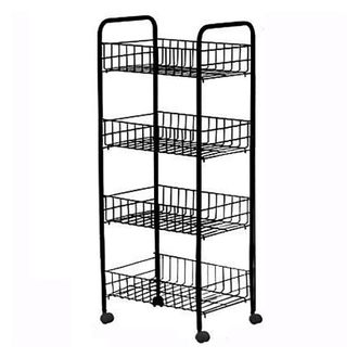 Generic Küchenwagen Supermarkt-Obst- und Gemüseregal, Küchenregale, Lagerregale für Wohnmobile, Wohnwagen, Obstkorb, Präsentationsregale für Snacks und Süßigk