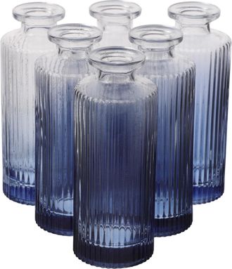 Amosfun 6 Stück Retro Aromatherapy Flasche Probe Parfümflaschen Flaschen mit ätherischen Ölen im Vintage-Stil Leere Duftflasche kleine Vintage Vase Blumenflas