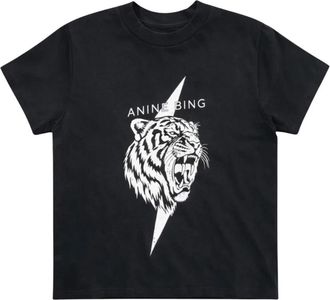 Anine Bing Femme, Tops, Noir, Taille: 40 FR Wagner Tee