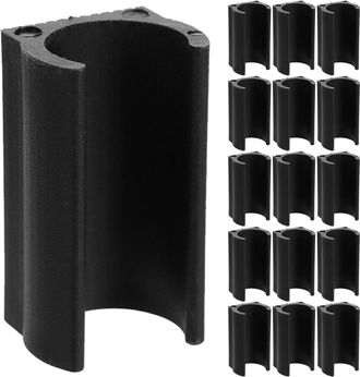 SOLUSTRE NULYLU 30 St&uuml;ck Teiliges M&ouml;bel Fu&szlig;kappen U f&ouml;rmig Kunststoff Stuhlbeinkappen rutschfest Kratzschutz f&uuml;r Vinyl B&ouml;den Geeignet f&uuml;r St&uuml;hle Barhocker B&uuml;ro