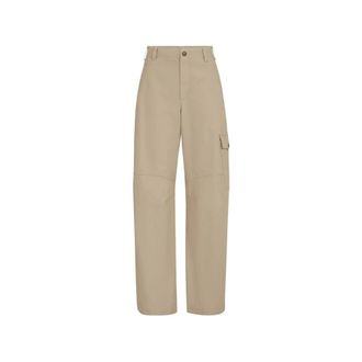 Brunello Cucinelli Weite Hosen - - Trousers - Damen - Beige - S