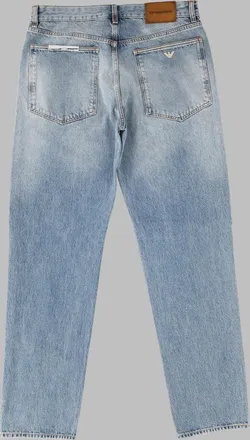Emporio Armani Regular Fit 5-Pocket Jeans - Blue