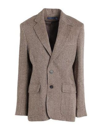 Ralph Lauren HERRINGBONE LINEN-BLEND BLAZER
