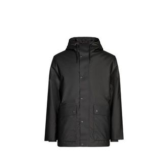 Rains Parka droite &agrave; capuche