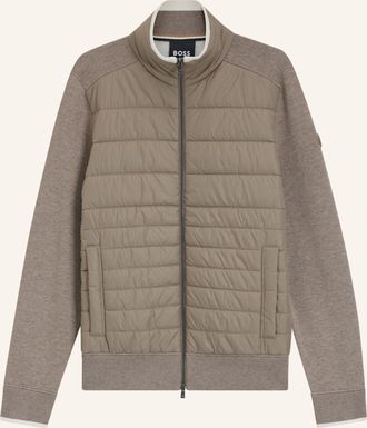 HUGO BOSS Strickjacke H-Facente Regular Fit braun