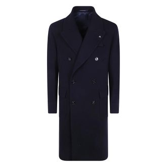 Tagliatore Double-Breasted Coats - - Coats - Herren - Blau - 2XL