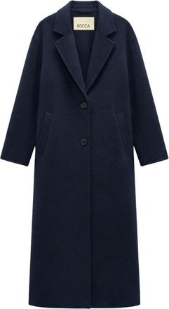 Kocca Mimmi Manteau Long - Femme - Manteaux - Bleu - Taille: 38 FR