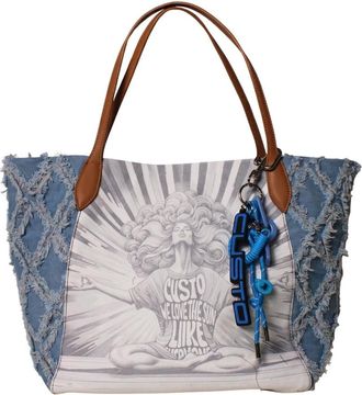 Custo Barcelona Celestia Plus Tote Bag - Femme - Sacs - Bleu - Taille: ONE Size