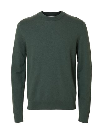 Selected Slhtray Merino Brushed Relaxed Crew Noos