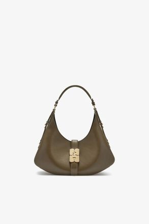 Ganni Petit sac vert Kat Port&eacute; &Eacute;paule En Cuir Recycl&eacute; - Pour Femme