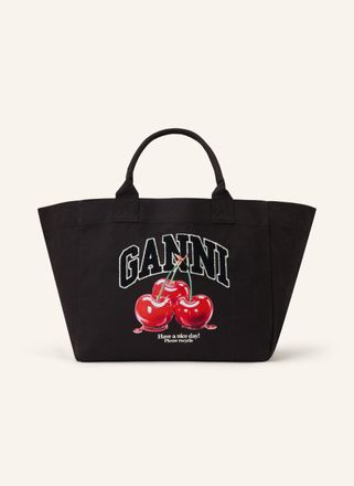 Ganni Shopper Xxl schwarz