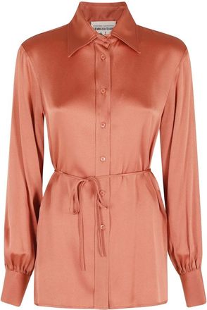 Semicouture Femme, Blouses et Chemises, Orange, Taille: 36 FR Camicia Juana