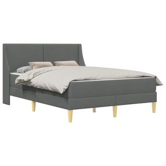 vidaXL Struttura Letto Con Materasso Con Testiera Poliestere Vidaxl