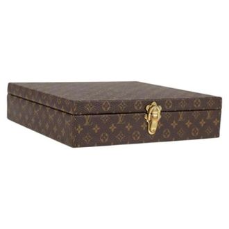 Louis Vuitton unisex, Pre-owned, Brun, Taille: ONE Size Canvas Bureau &agrave; Domicile Pre-owned