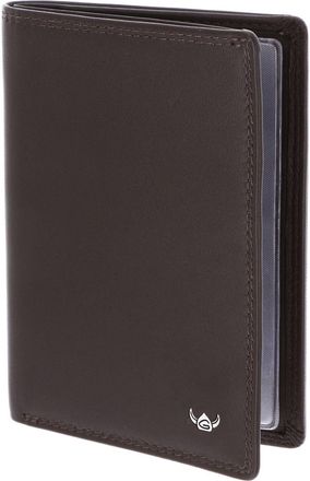 Golden Head Leder Polo RFID Protect Ausweisetui 4430 Dunkelbraun