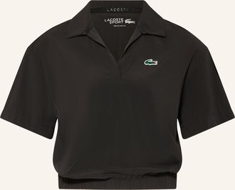 Lacoste Funktions-Poloshirt schwarz