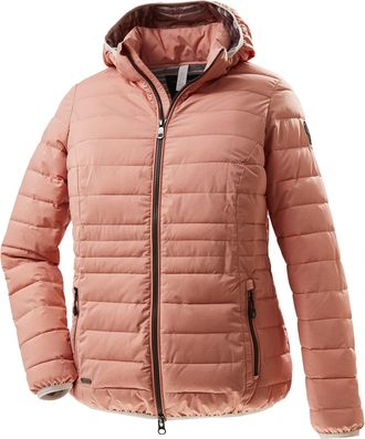 Stoy Damen Jacke in Daunenoptik/Steppjacke mit abzippbarer Kapuze gro&szlig;e gr&ouml;&szlig;en STS 17 WMN QLTD JCKT, koralle, 50, 38228-000