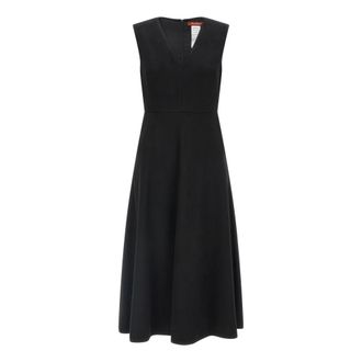 Max Mara Curva Midi Kleid - - Dresses - Damen - Schwarzk - M