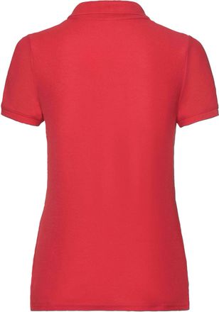 Fruit Of The Loom Damen Lady-Fit Poloshirt 65/35 XS S M L XL XXL verschiedne Gr&ouml;&szlig;en von Fruit of the Loom XXL,Rot