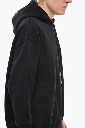 Stella McCartney Brushed Cotton Hoodie BARNEYS With Contrast Logo Stella McCartney
