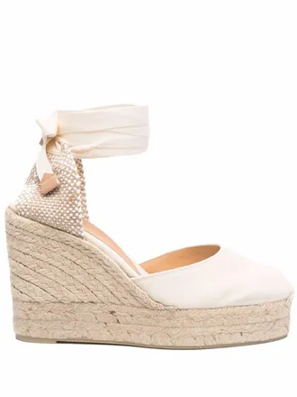 Castaner espadrilles compens&eacute;es Carina - Tons neutres