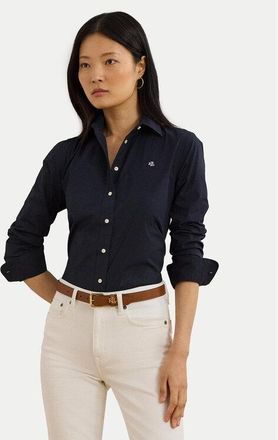 Lauren Ralph Lauren Hemd Easy Care Point Collar 200684553003 Dunkelblau Regular Fit