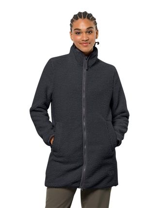 Jack Wolfskin Damen HIGH CLOUD COAT W Fleecemantel, phantom, M