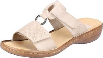 Rieker Mules pour femme - 60885, beige, 39 EU