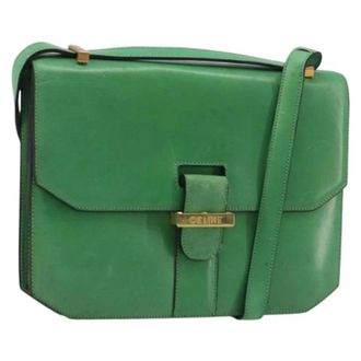 Celine Pre-owned Sac bandouli&egrave;re vintage - Femme - Pre-owned - Vert - Taille: ONE Size