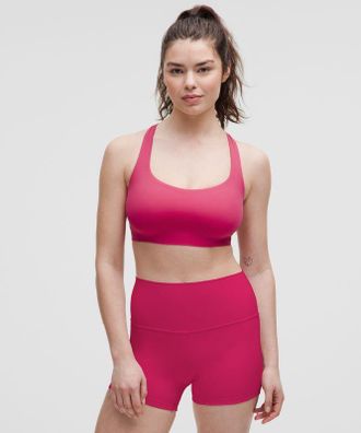lululemon Brassi&egrave;re de yoga FlexyFlex &agrave; bretelles multiples Maintien l&eacute;ger, bonnets D-DDD pour Femmes - Taille L/XL
