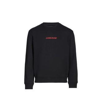 Guess Sweatshirt col rond en coton m&eacute;lang&eacute;