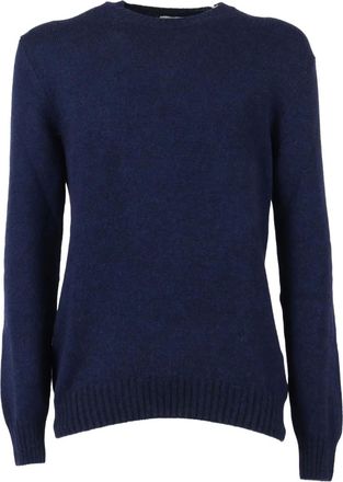 Settefili Cashmere pull à col rond - Bleu