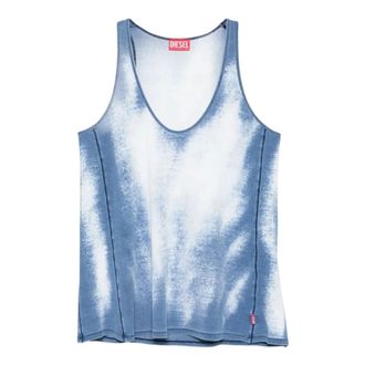Diesel Damen, Oberteile, Blau, LGr&ouml;&szlig;e