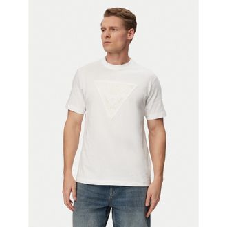 Guess T-Shirt M6GI15 K3008 Wei&szlig; Regular Fit