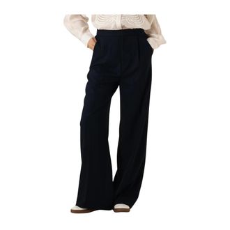 Copenhagen Muse Elegante Stoffhose - - Trousers - Damen - Blau - L