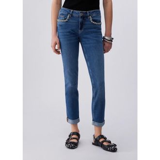 Liu Jo Femme, Jeans, Bleu, Taille: W27 Cropped Jeans