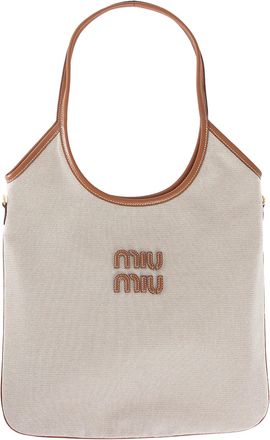 Miu Miu IVY canvas and leather bag